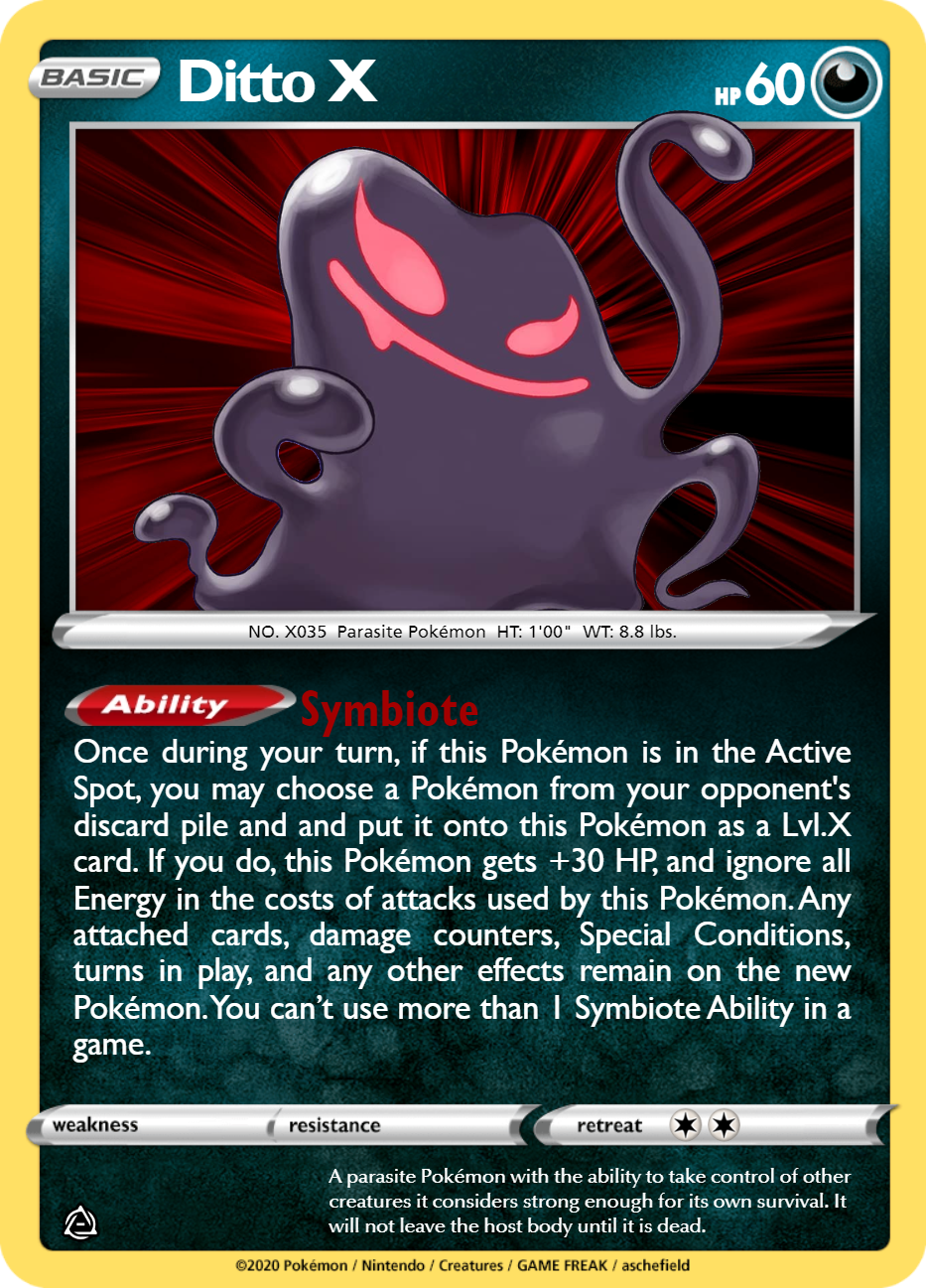 Ditto X - ShinyVictini494 | Pokécardmaker.net