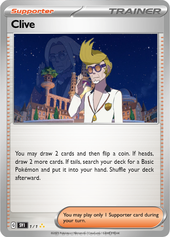 Clive - Shuja | Pokécardmaker.net