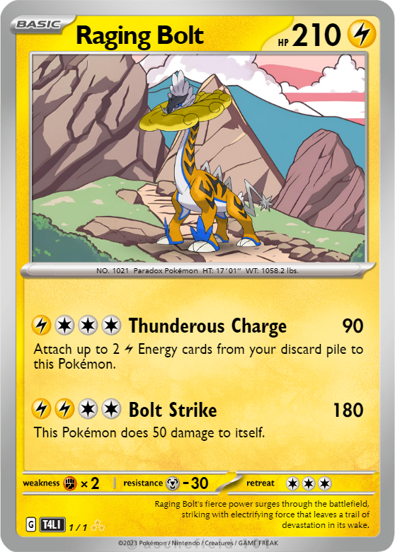 Raging Bolt - Shuja | Pokécardmaker.net