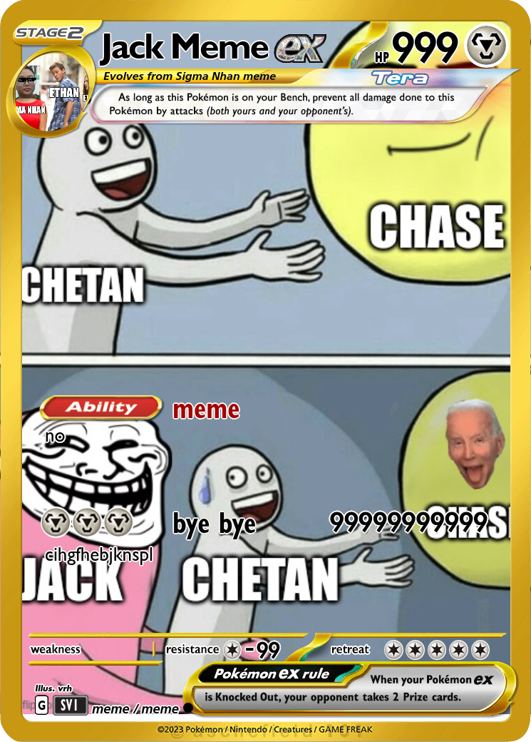 Jack Meme - Shygaming | Pokécardmaker.net