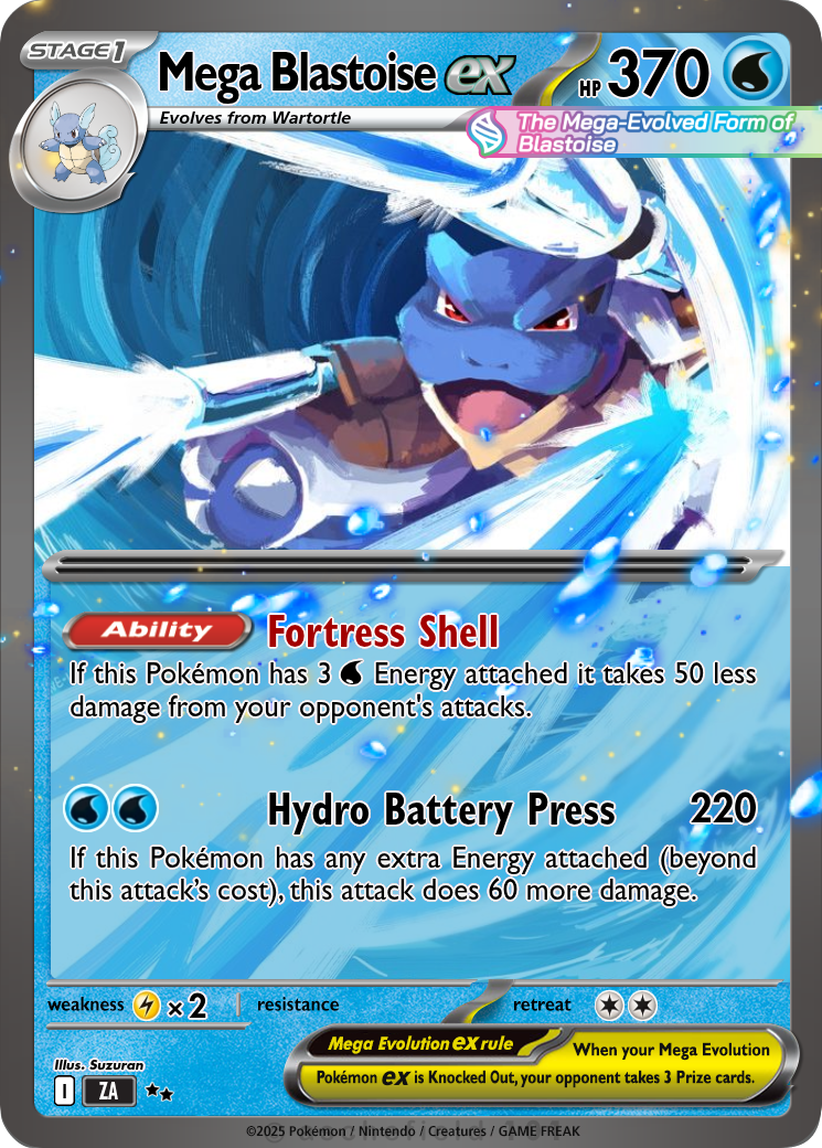 Mega Blastoise - Sickle_Dragon | Pokécardmaker.net