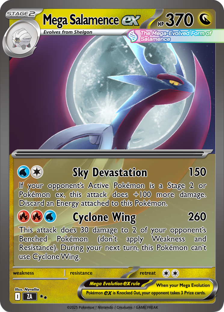 Mega Salamence - Sickle_Dragon | Pokécardmaker.net