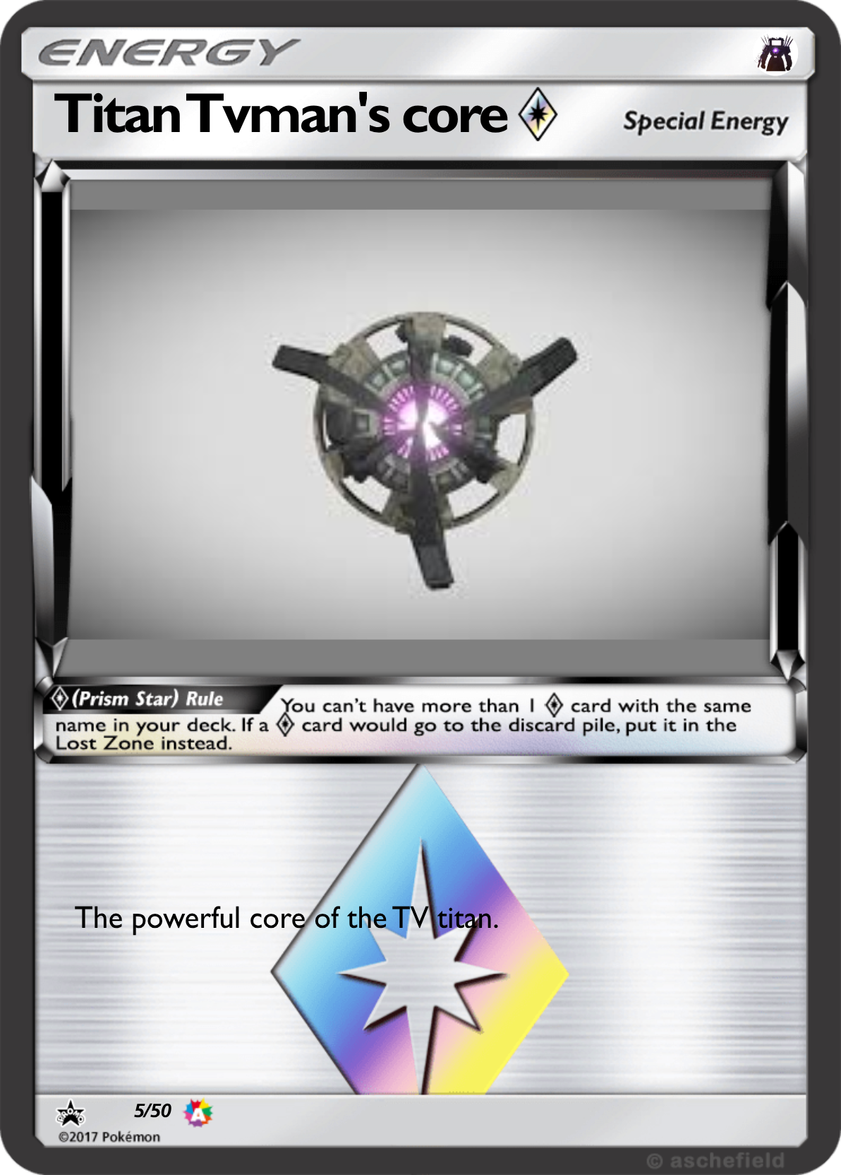 Titan Tvman's core - Sigma_toilet_YT | Pokécardmaker.net