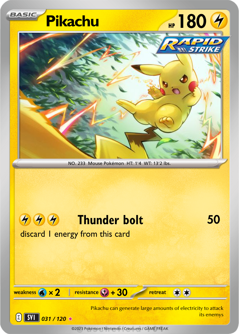 Pikachu - Sigmacardkid333 | Pokécardmaker.net