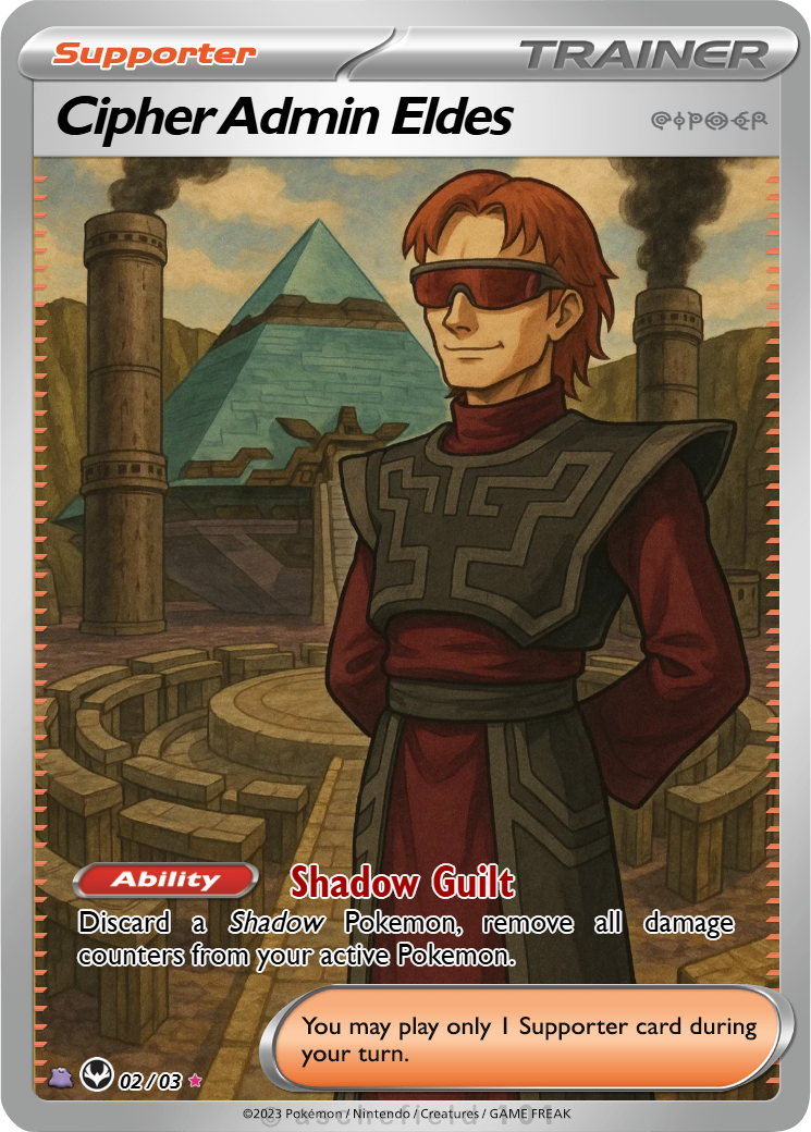 __Cipher Admin Eldes__ - SilenceJoker | Pokécardmaker.net