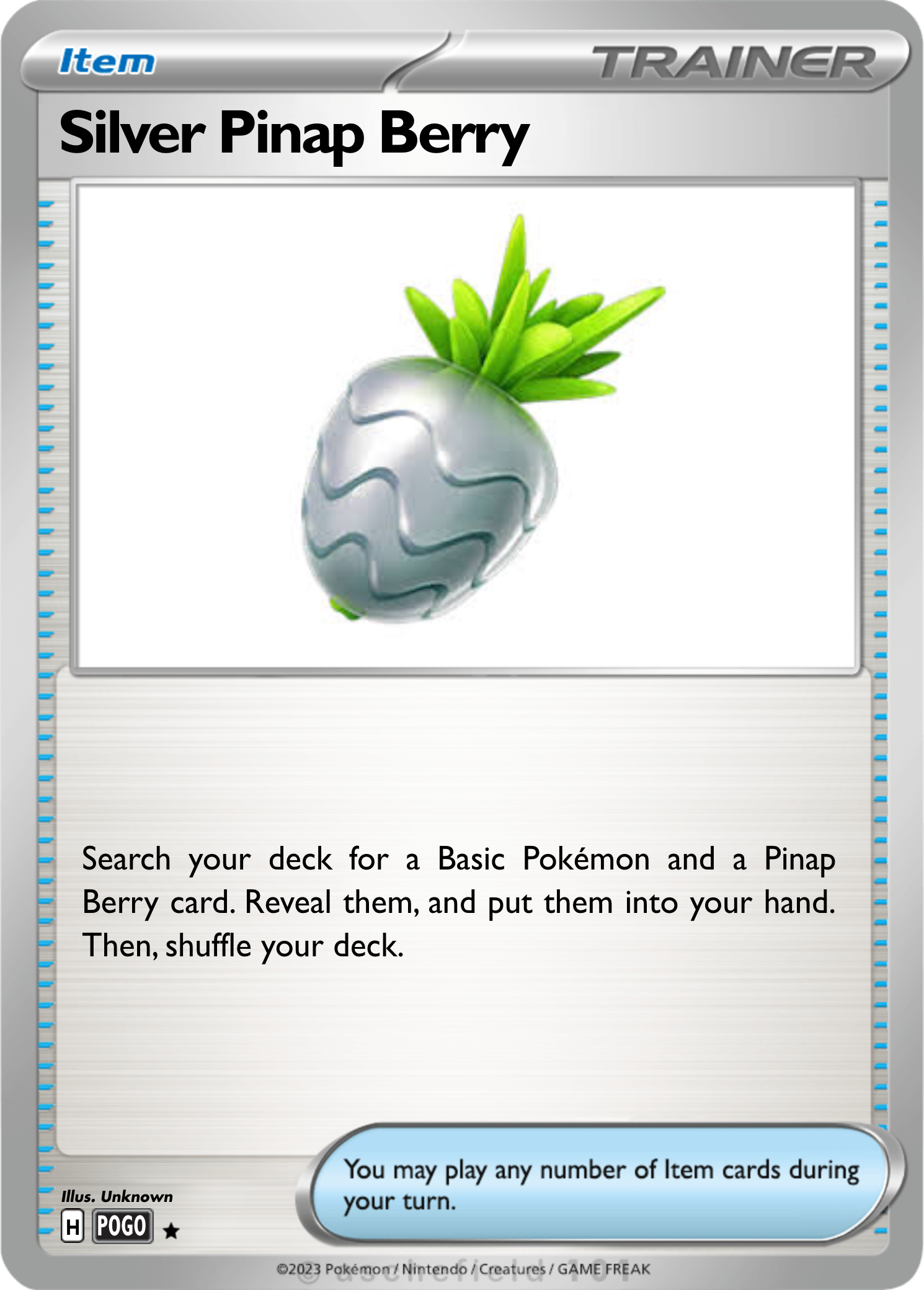 Silver Pinap Berry - Silmapilon | Pokécardmaker.net