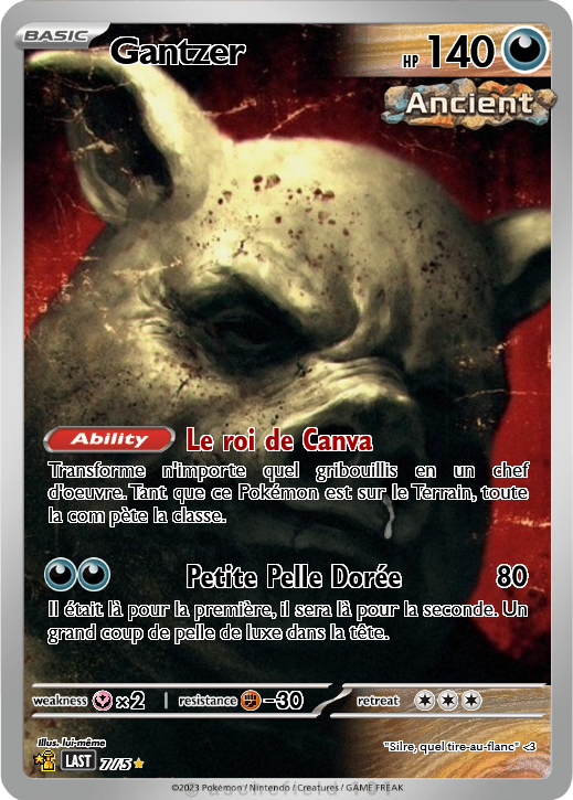 Gantzer - Silre | Pokécardmaker.net