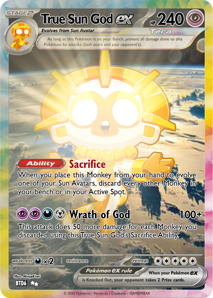 True Sun God - SilverMedal | Pokécardmaker.net
