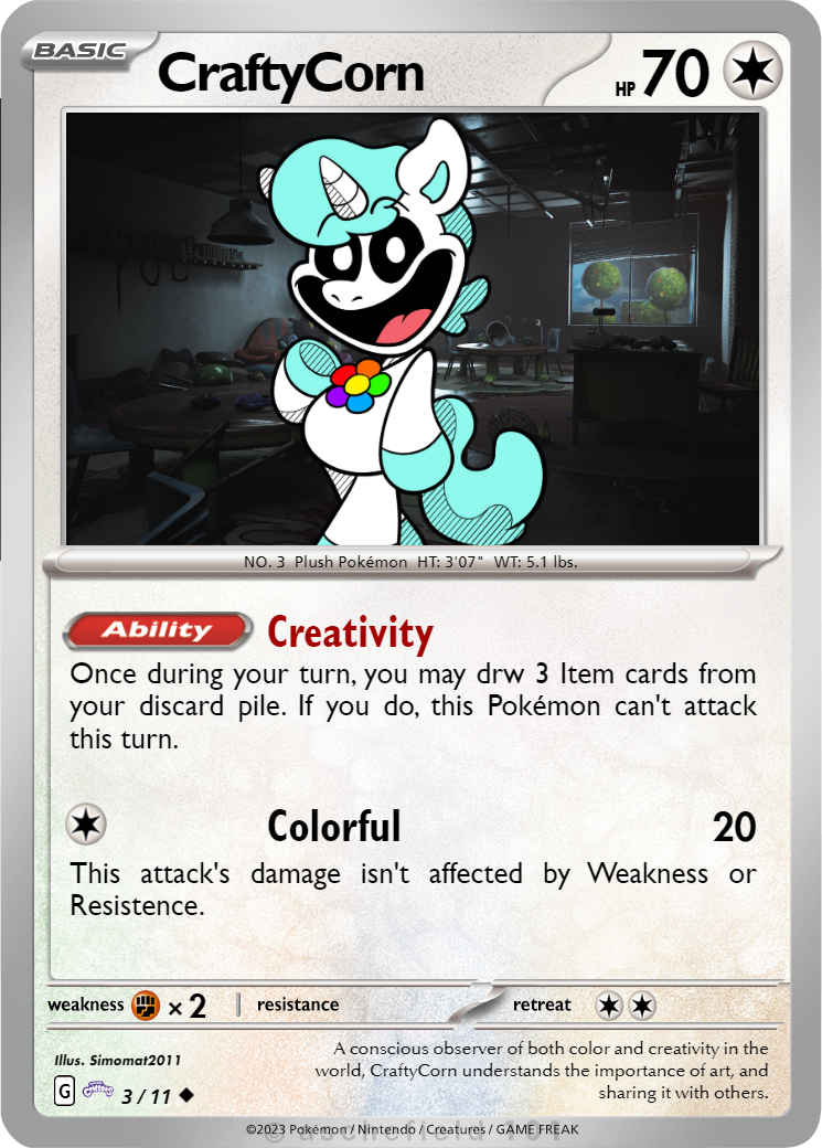 CraftyCorn - Simomat2011 | Pokécardmaker.net
