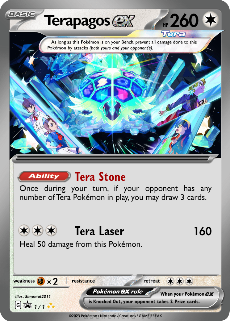 Terapagos - Simomat2011 | Pokécardmaker.net