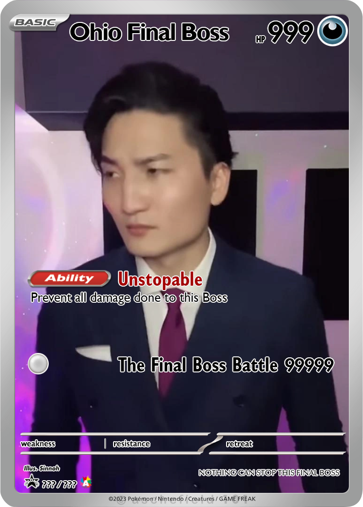 Ohio Final Boss - Sinnoh | Pokécardmaker.net