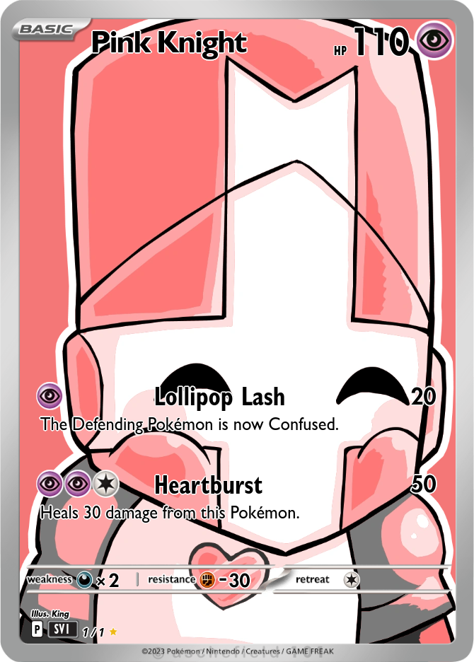 Pink Knight - SixBlueTigers | Pokécardmaker.net