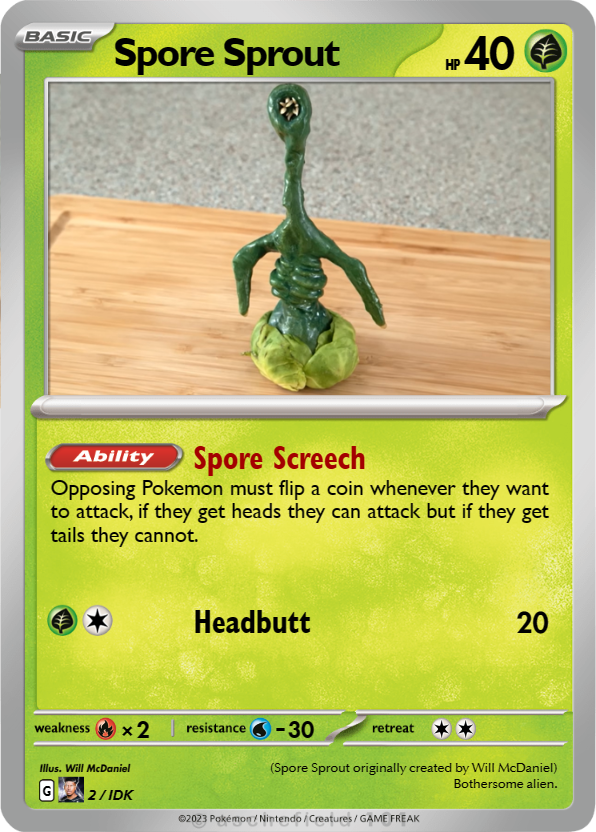 Spore Sprout - SkipperSkinter | Pokécardmaker.net