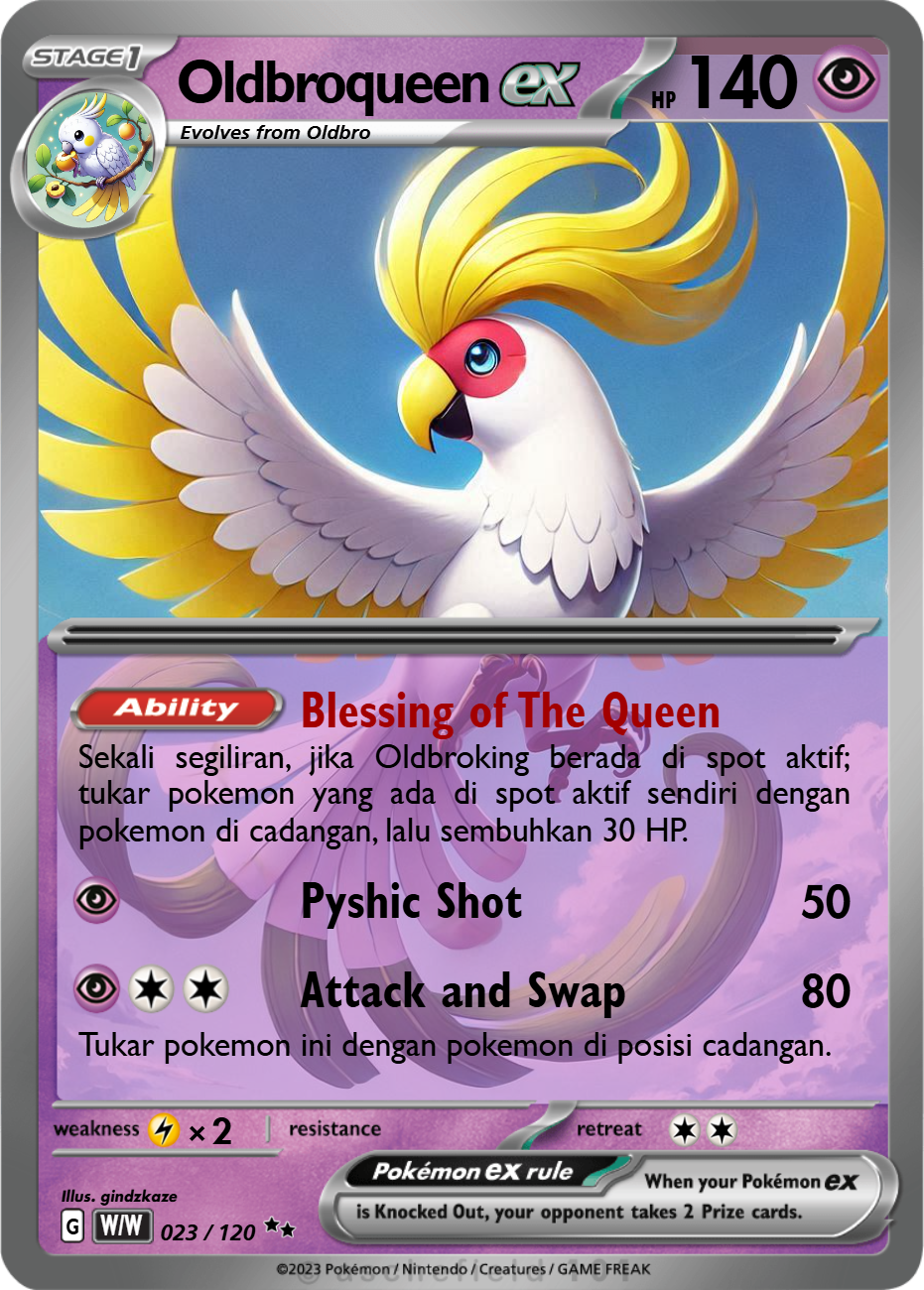 Oldbroqueen - Skynusa | Pokécardmaker.net