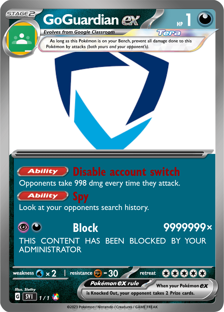 GoGuardian - Slothy | Pokécardmaker.net