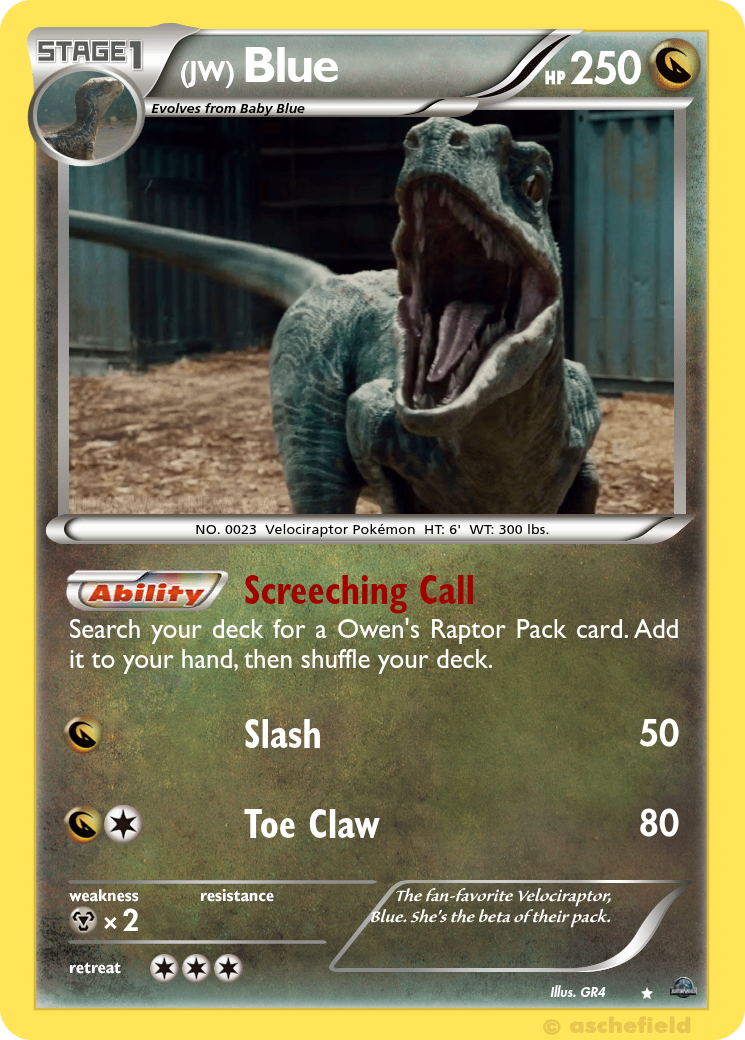 Blue - Slowpoke99 | Pokécardmaker.net