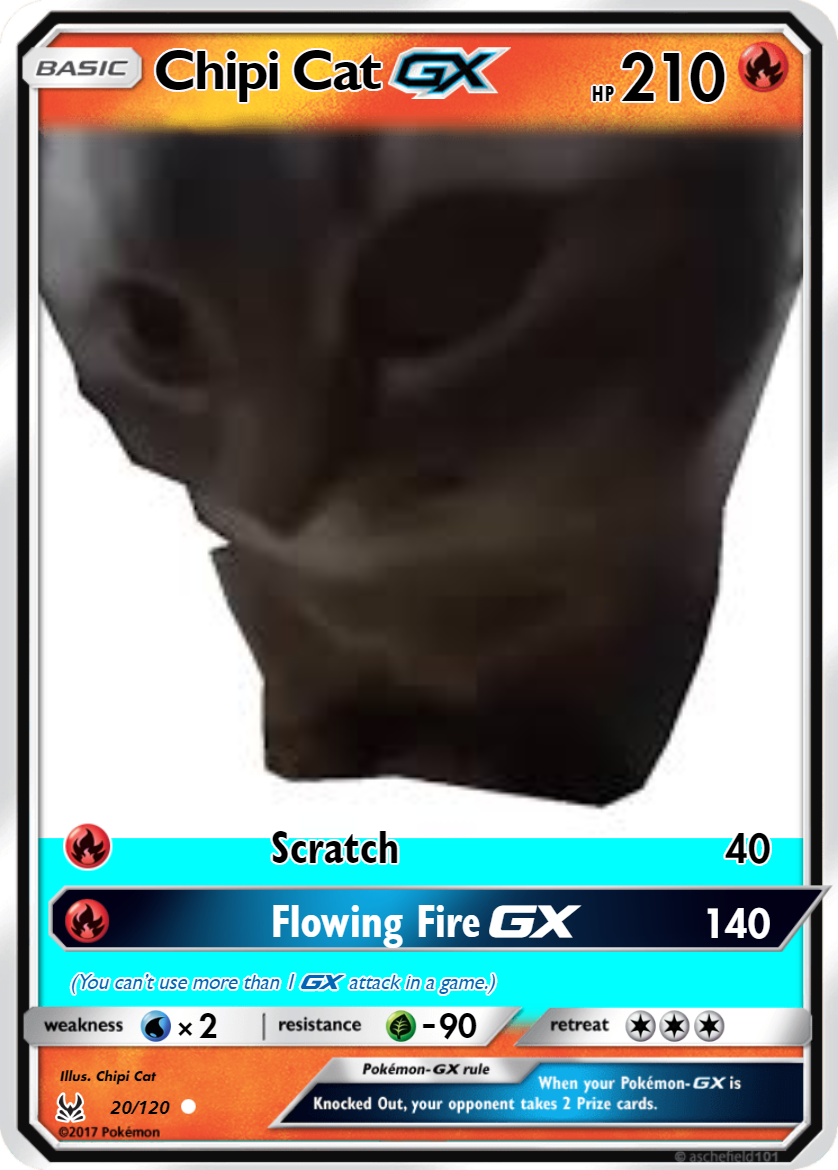 Chipi Cat - Snow | Pokécardmaker.net