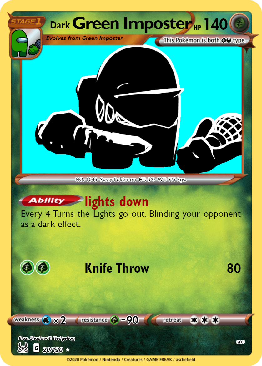 Green Imposter - Snow | Pokécardmaker.net