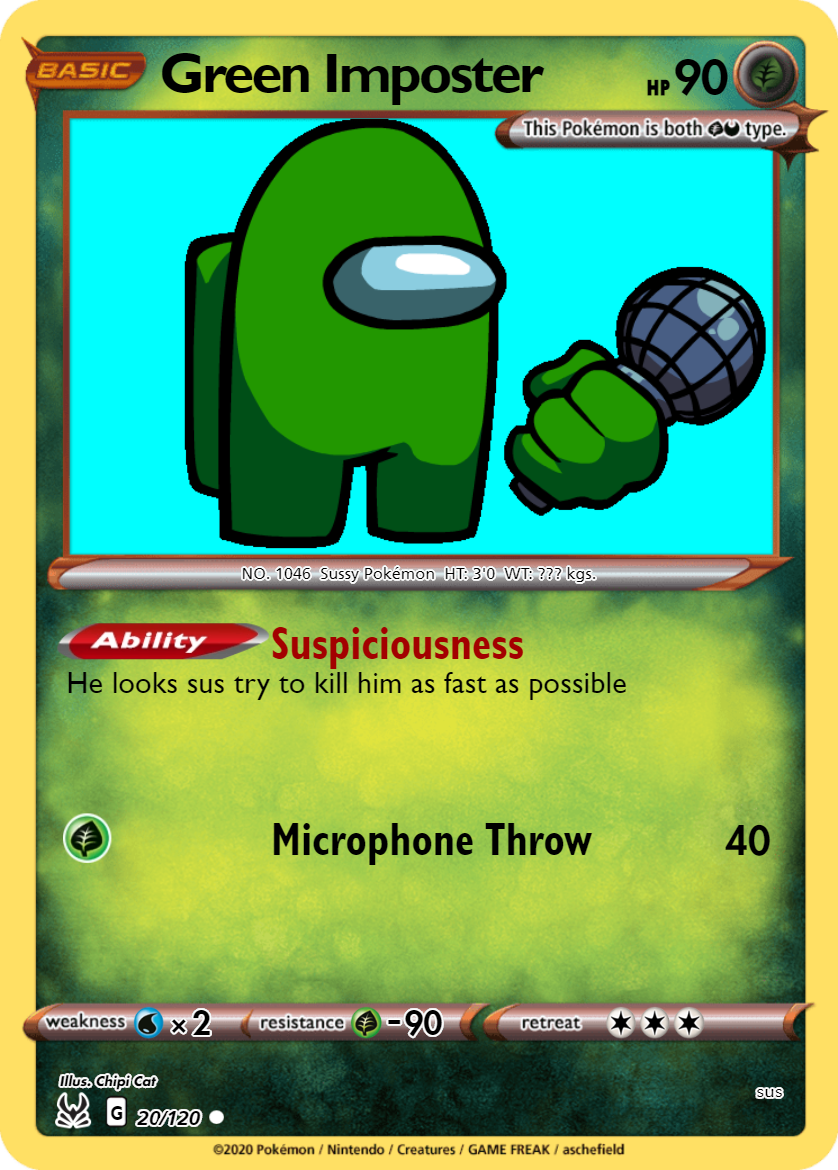 Green Imposter - Snow | Pokécardmaker.net