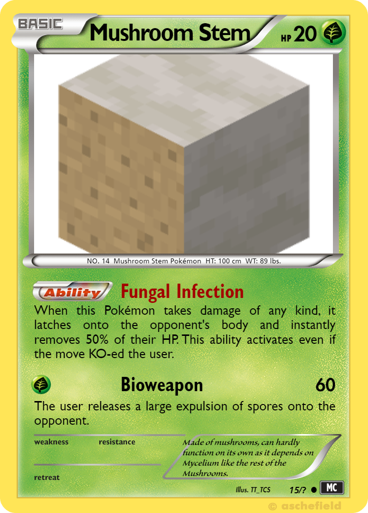 Mushroom Stem - Solgaleoreveal | Pokécardmaker.net