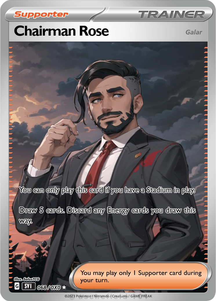 Chairman Rose - SolusTCG | Pokécardmaker.net