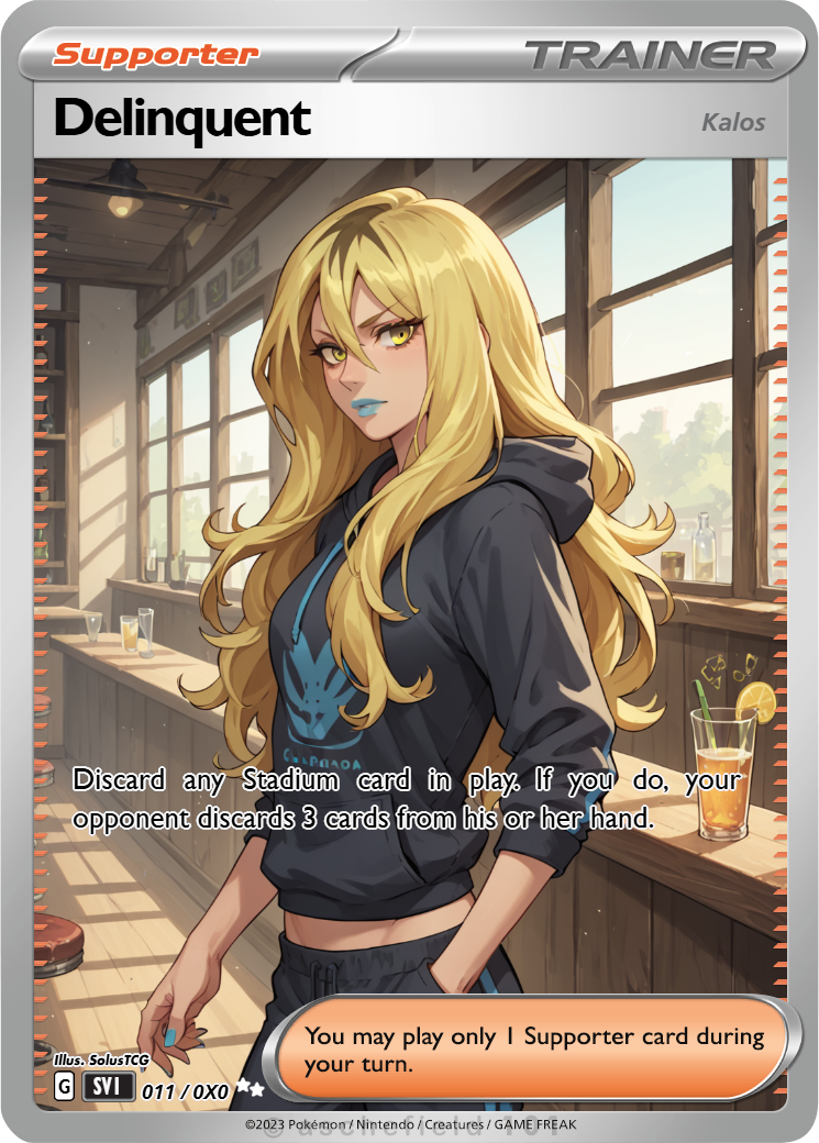 Delinquent - SolusTCG | Pokécardmaker.net