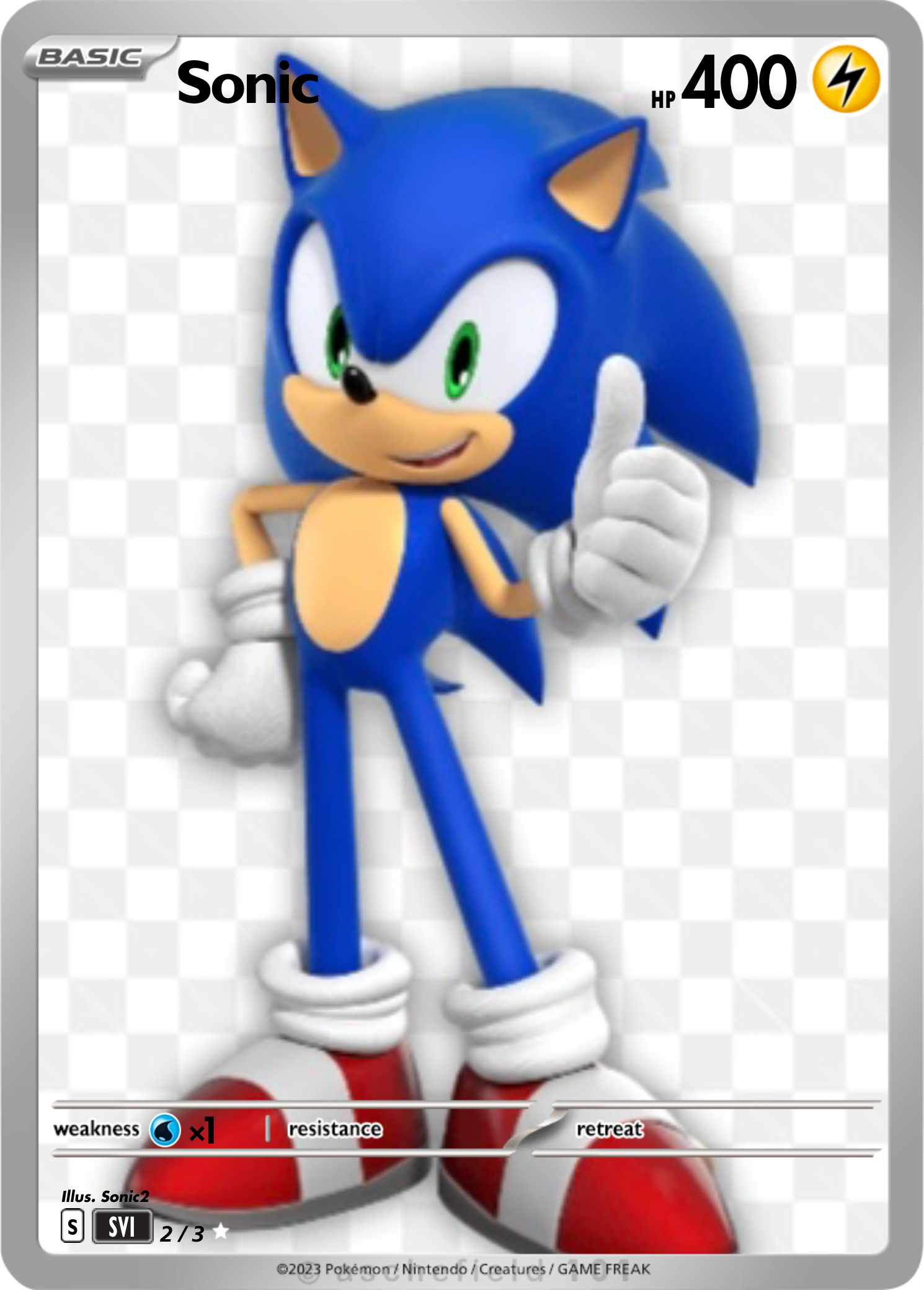 Sonic - Sonic2 | Pokécardmaker.net