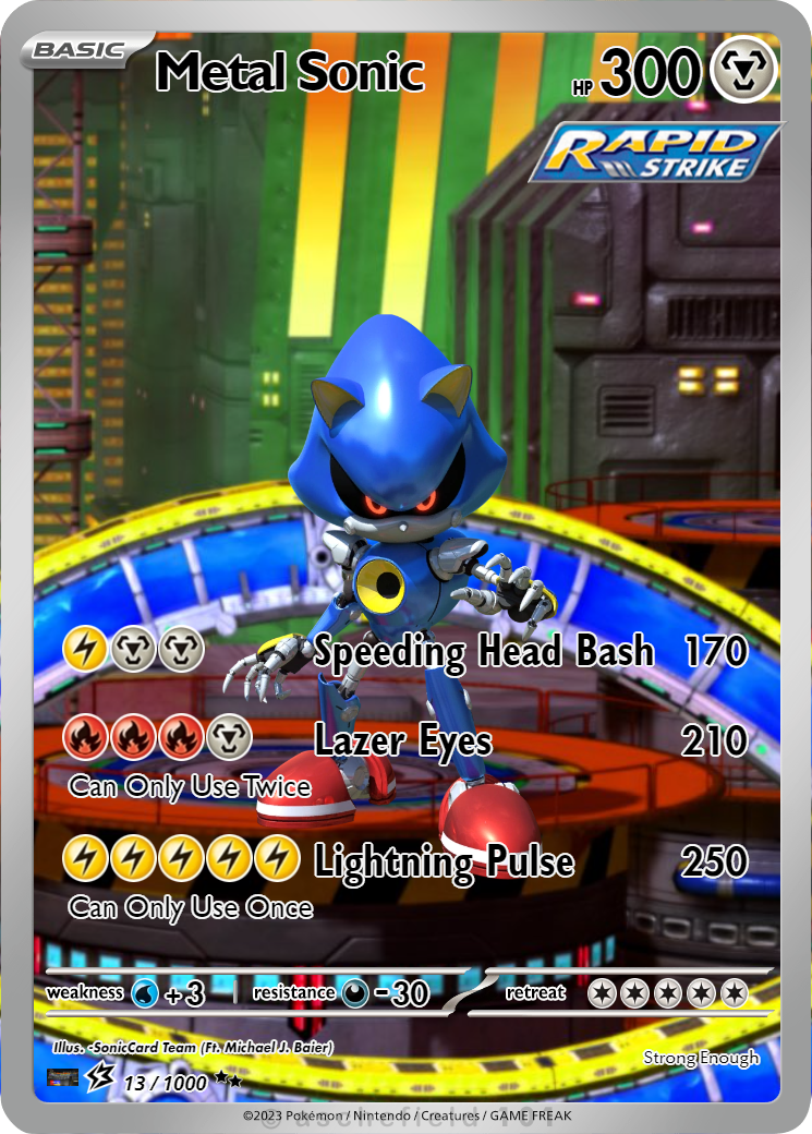 Metal Sonic - SonicCard-Team | Pokécardmaker.net