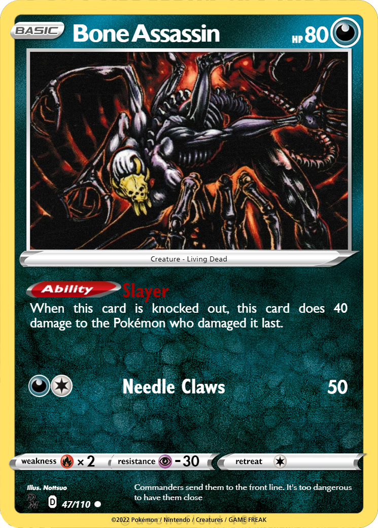 Bone Assassin - SonomaSunrise | Pokécardmaker.net