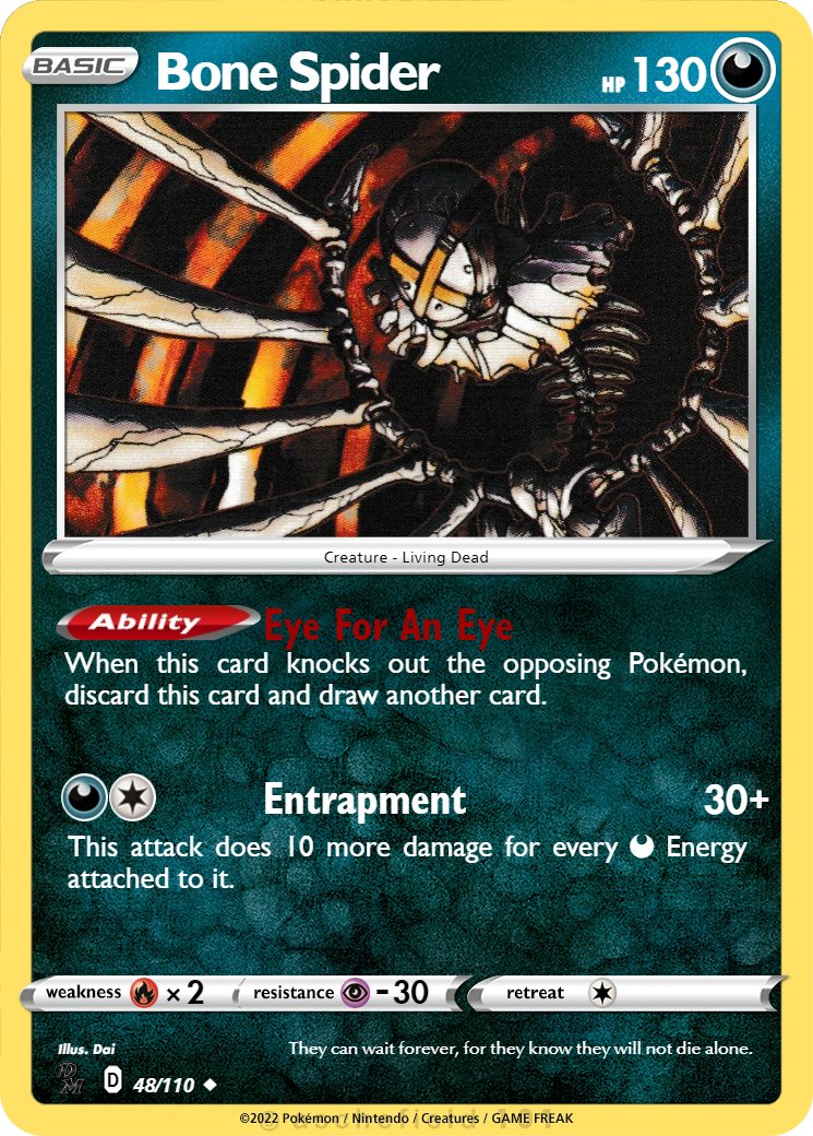 Bone Spider - SonomaSunrise | Pokécardmaker.net