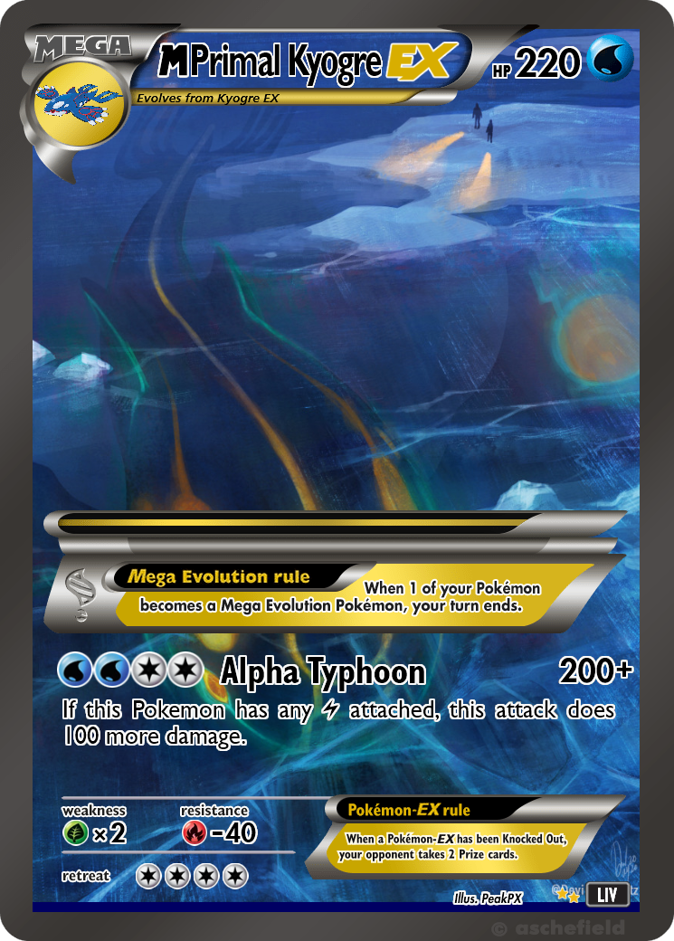 Primal Kyogre - Sonotthecoolest | Pokécardmaker.net