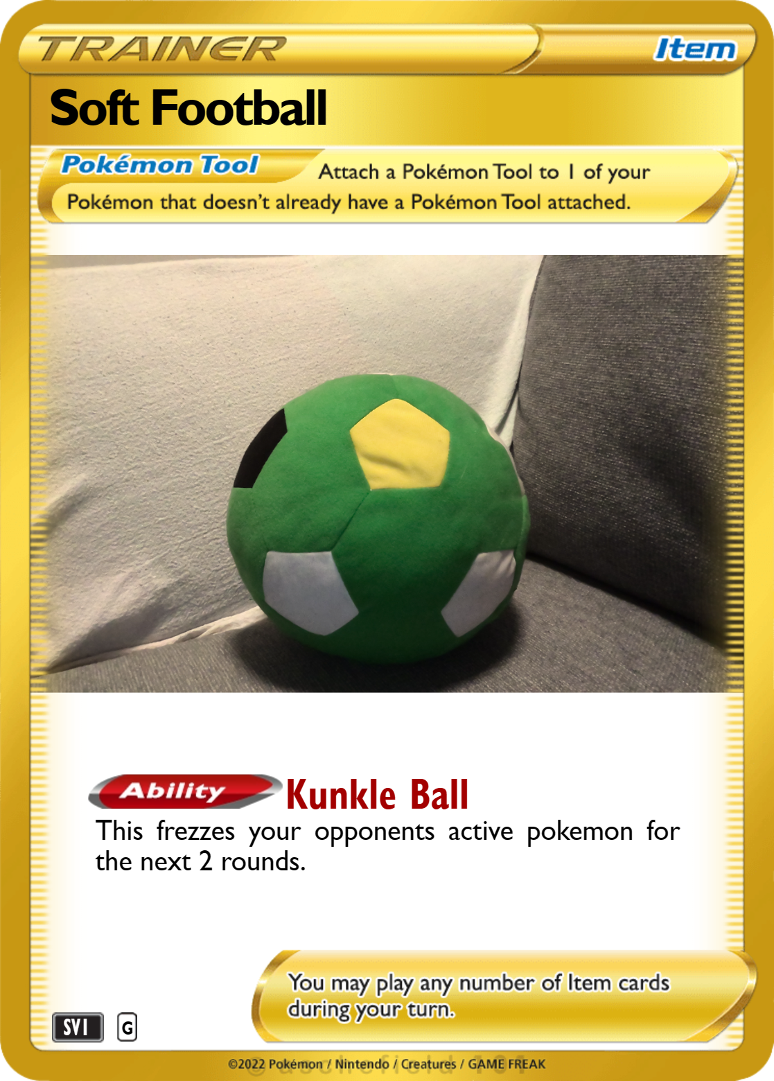 Soft Football - Soommey13 | Pokécardmaker.net