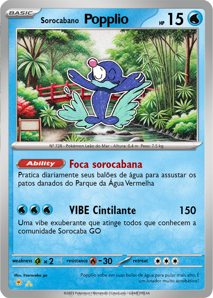 Popplio - Sorocaba_GO | Pokécardmaker.net