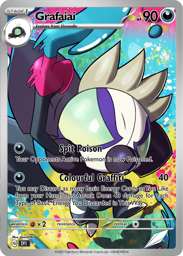 Grafaiai - SozziCHU | Pokécardmaker.net