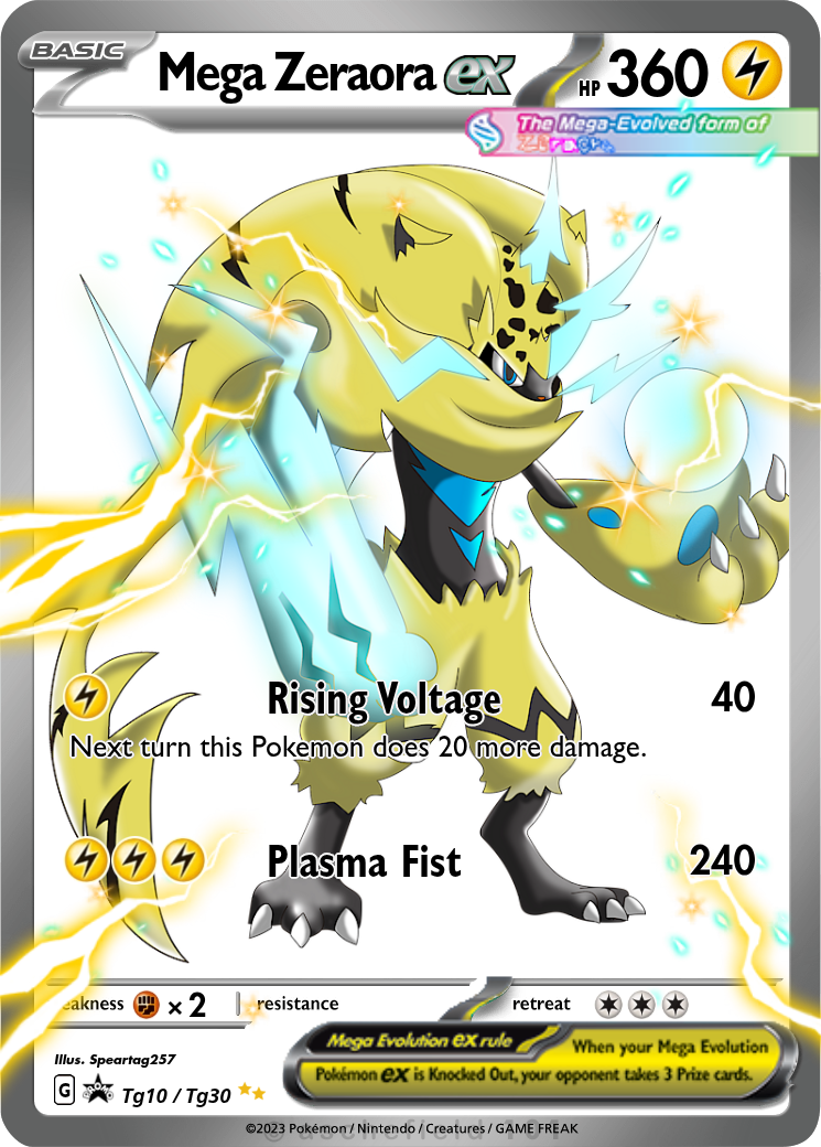 Mega Zeraora - Speartag257 | Pokécardmaker.net