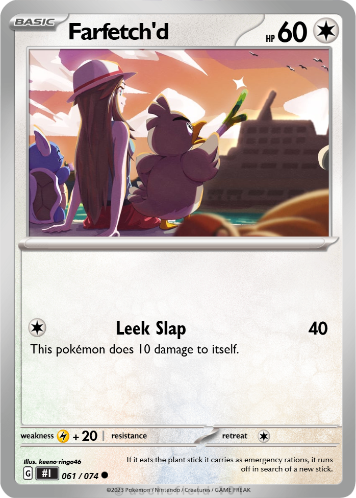 Farfetch'd - SquizzleDrizzle | Pokécardmaker.net