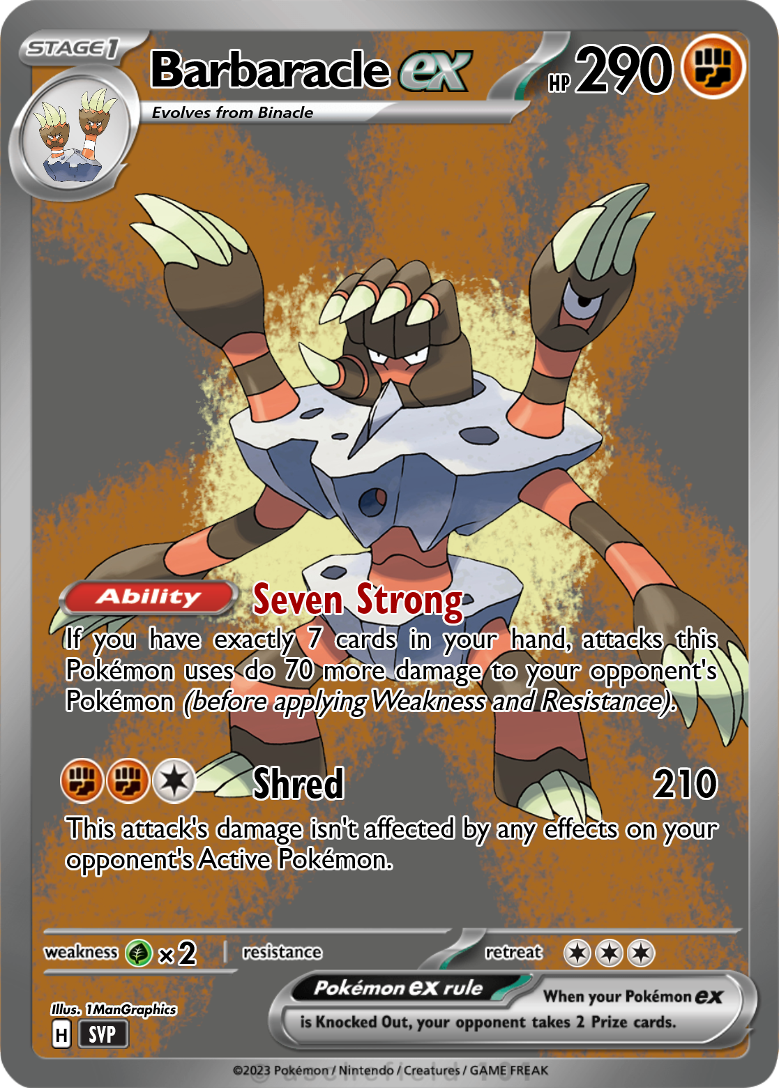Barbaracle - StallDecksRule | Pokécardmaker.net
