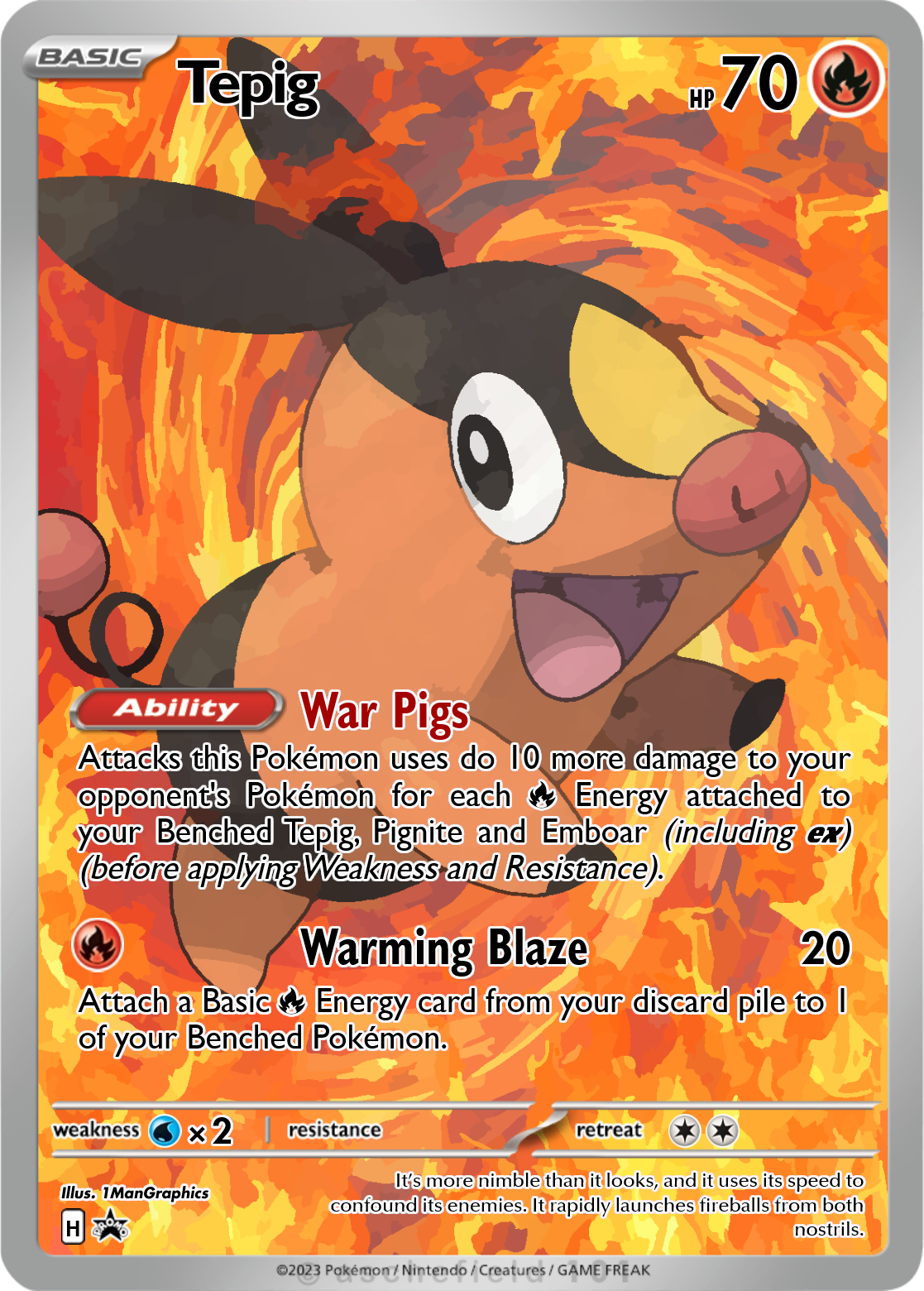 Tepig - StallDecksRule | Pokécardmaker.net