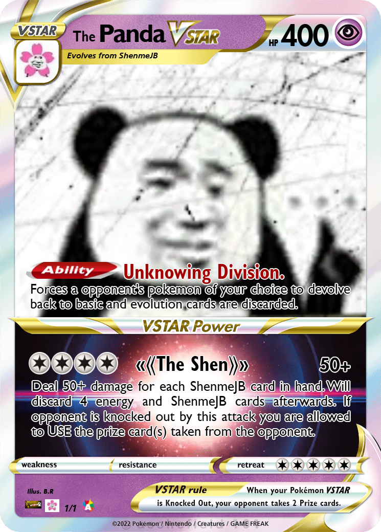 Panda - Stars | Pokécardmaker.net