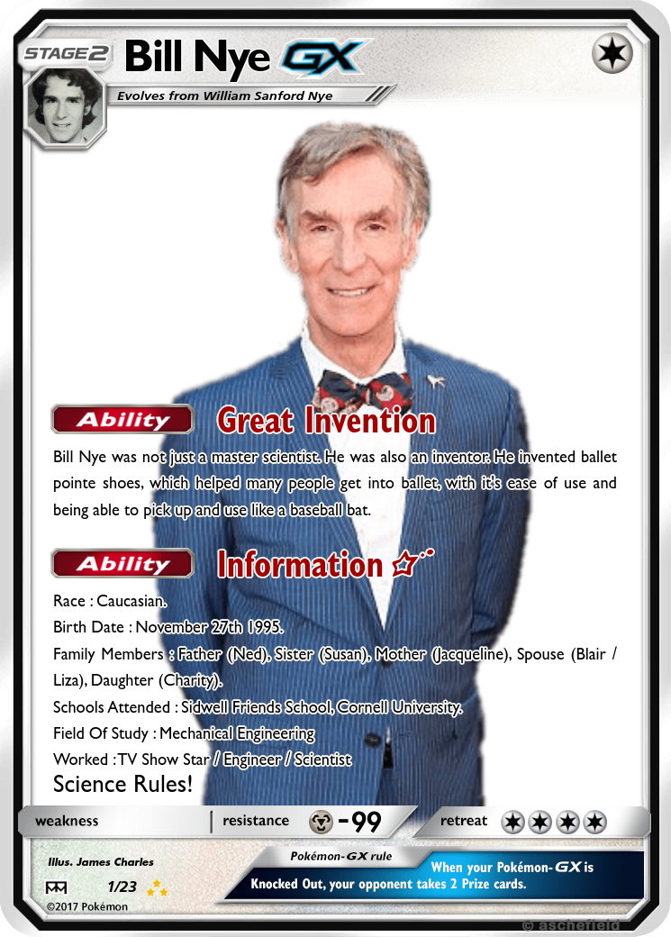 Bill Nye - StickFigureFred | Pokécardmaker.net