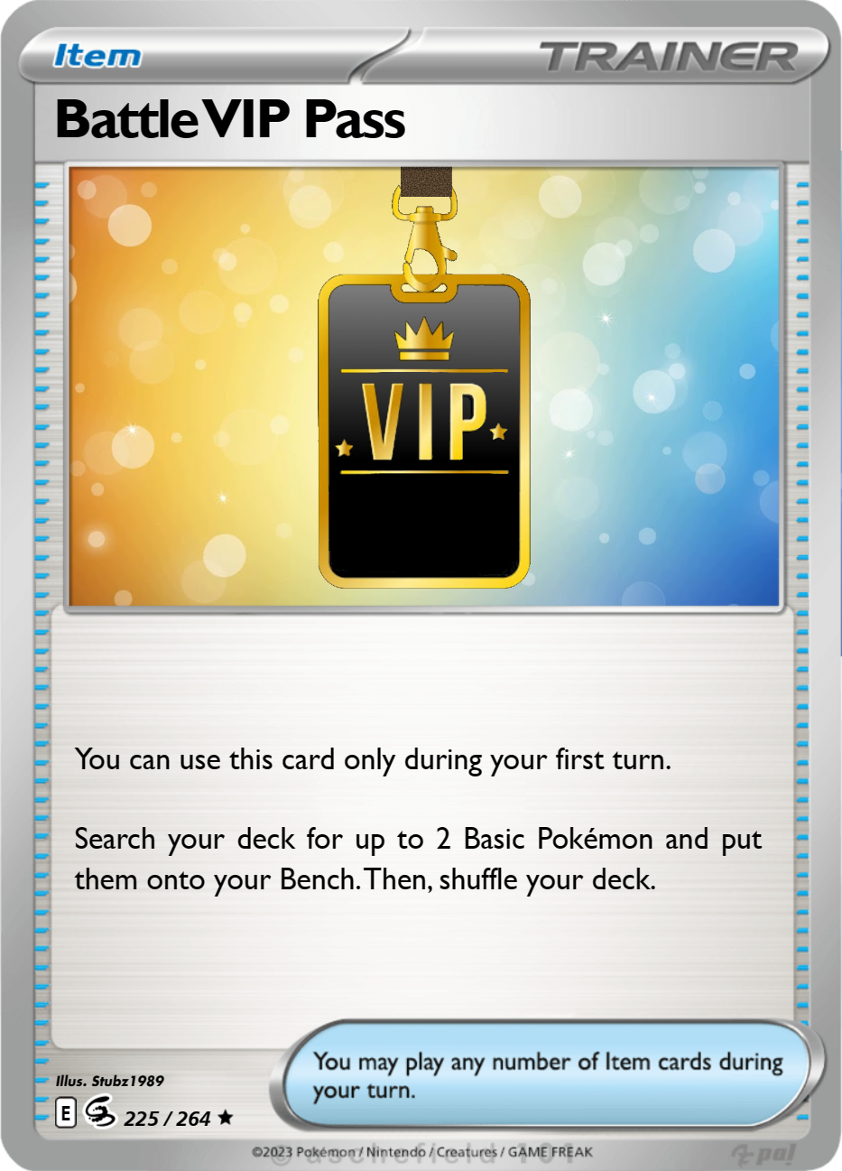 Battle VIP Pass - Stubz1989 | Pokécardmaker.net