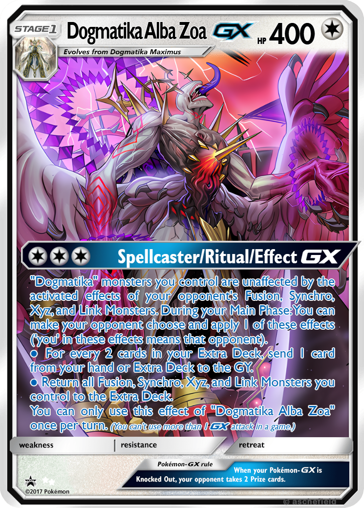Dogmatika Alba Zoa - SupaMushyBanana | Pokécardmaker.net