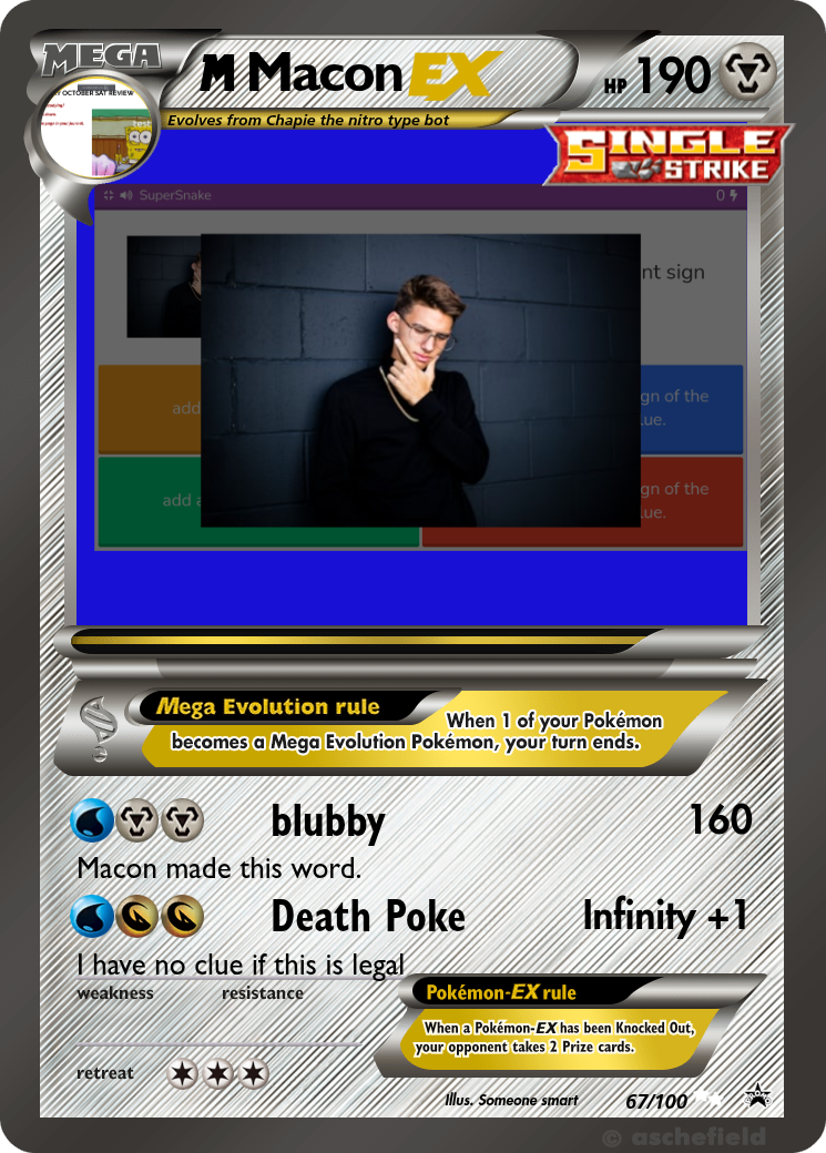 Macon - SuperSnake | Pokécardmaker.net