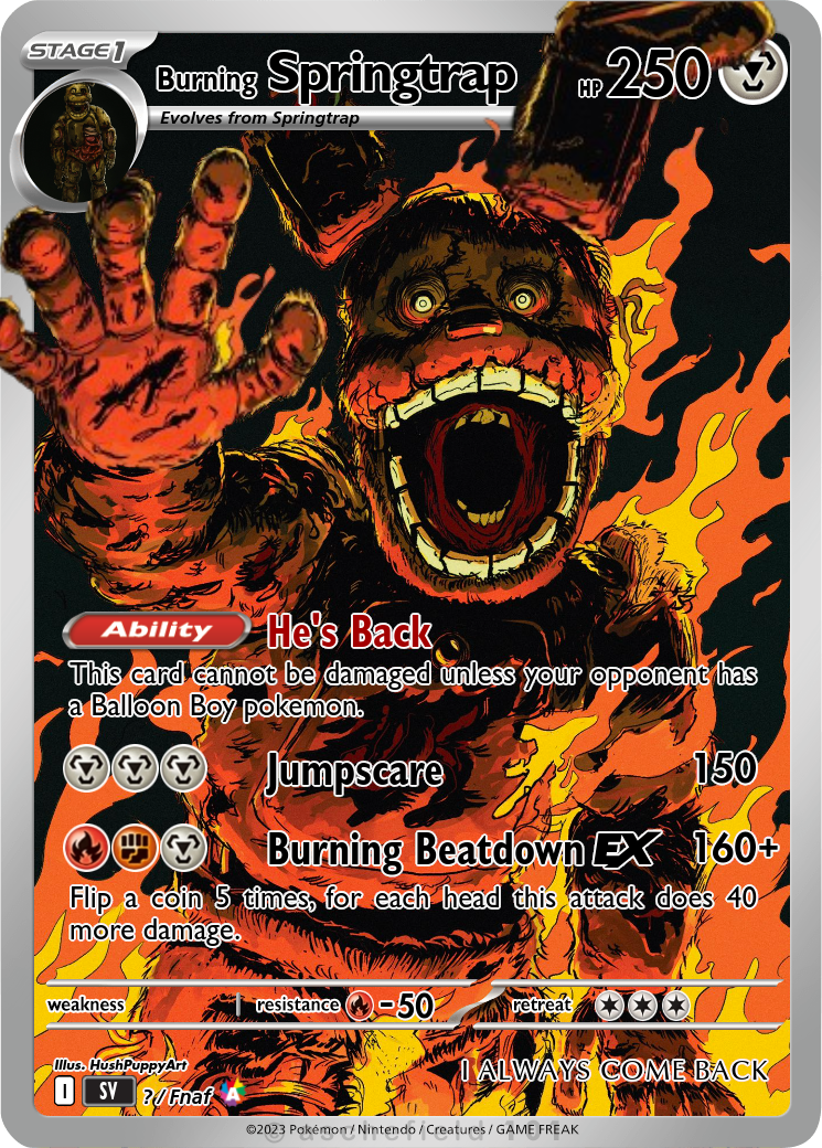 Springtrap - Super_Mario_Fan64 | Pokécardmaker.net