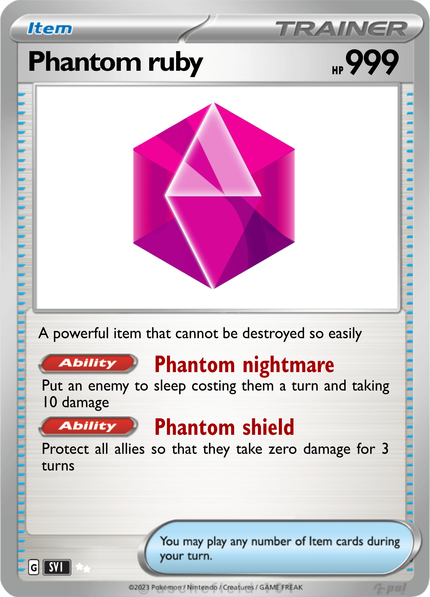 Phantom ruby - Superstar123 | Pokécardmaker.net