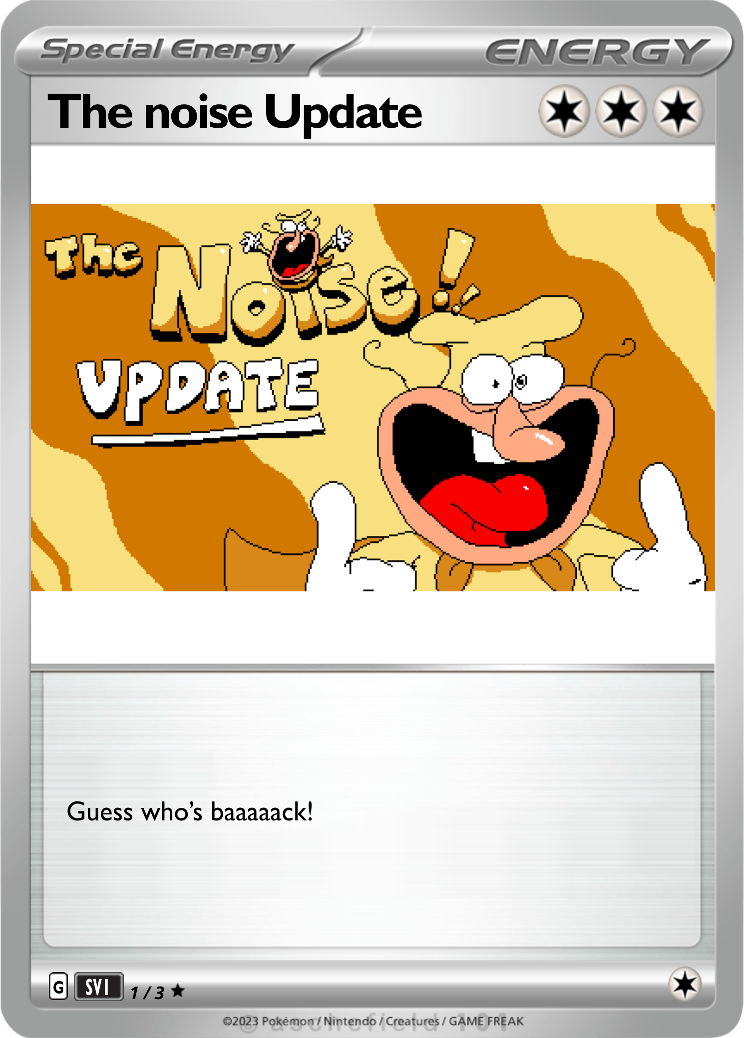 The noise Update - Superstar123 | Pokécardmaker.net