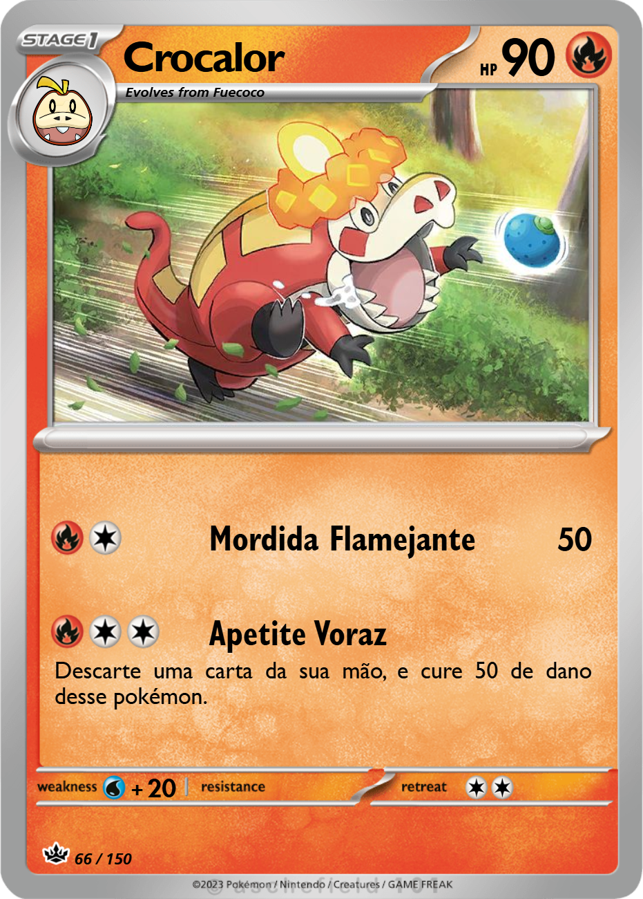 Crocalor - SusSuportes | Pokécardmaker.net