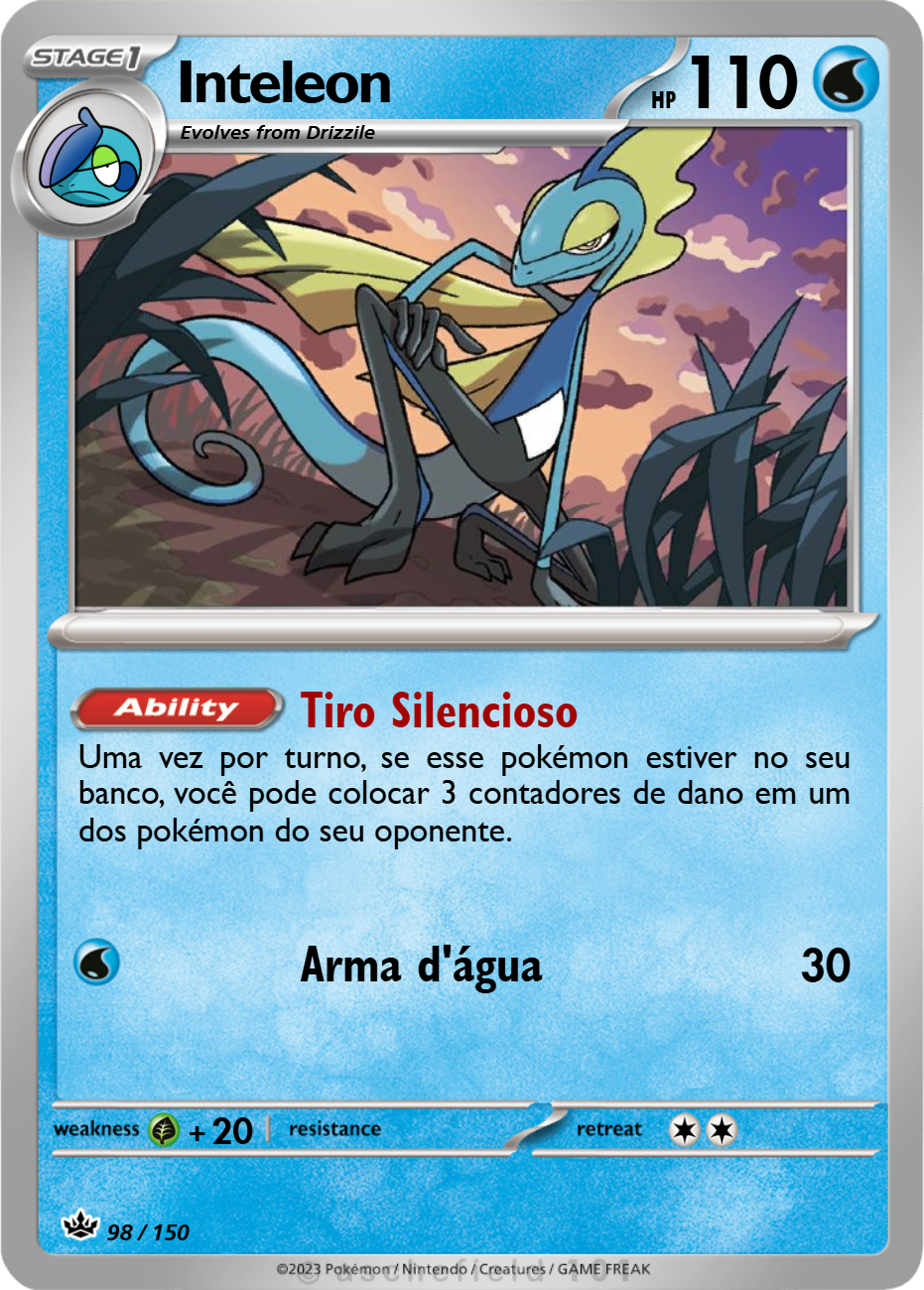 Inteleon - SusTCG | Pokécardmaker.net
