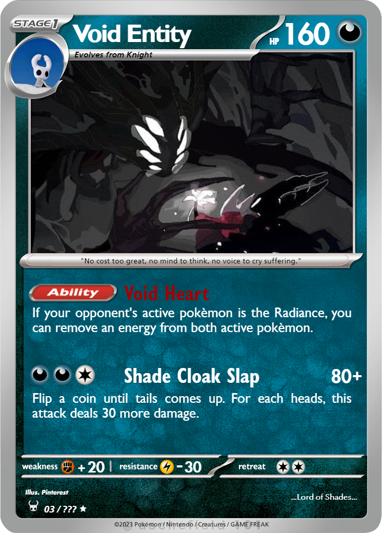 Void Entity - Suur | Pokécardmaker.net