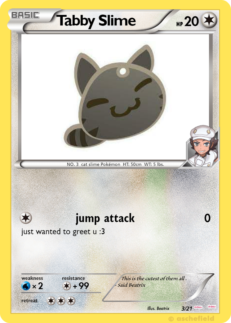 Tabby Slime - Szym1x | Pokécardmaker.net
